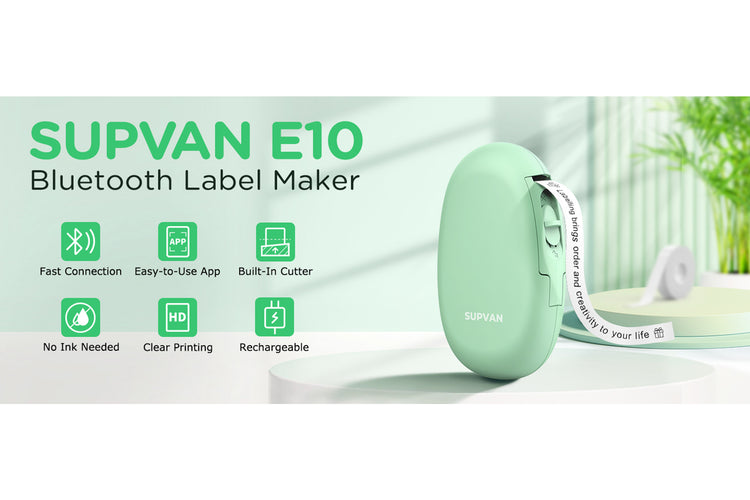 SUPVAN Etiqueteuse T50M Pro, Étiqueteuse Autocollante contien 1 Roulea