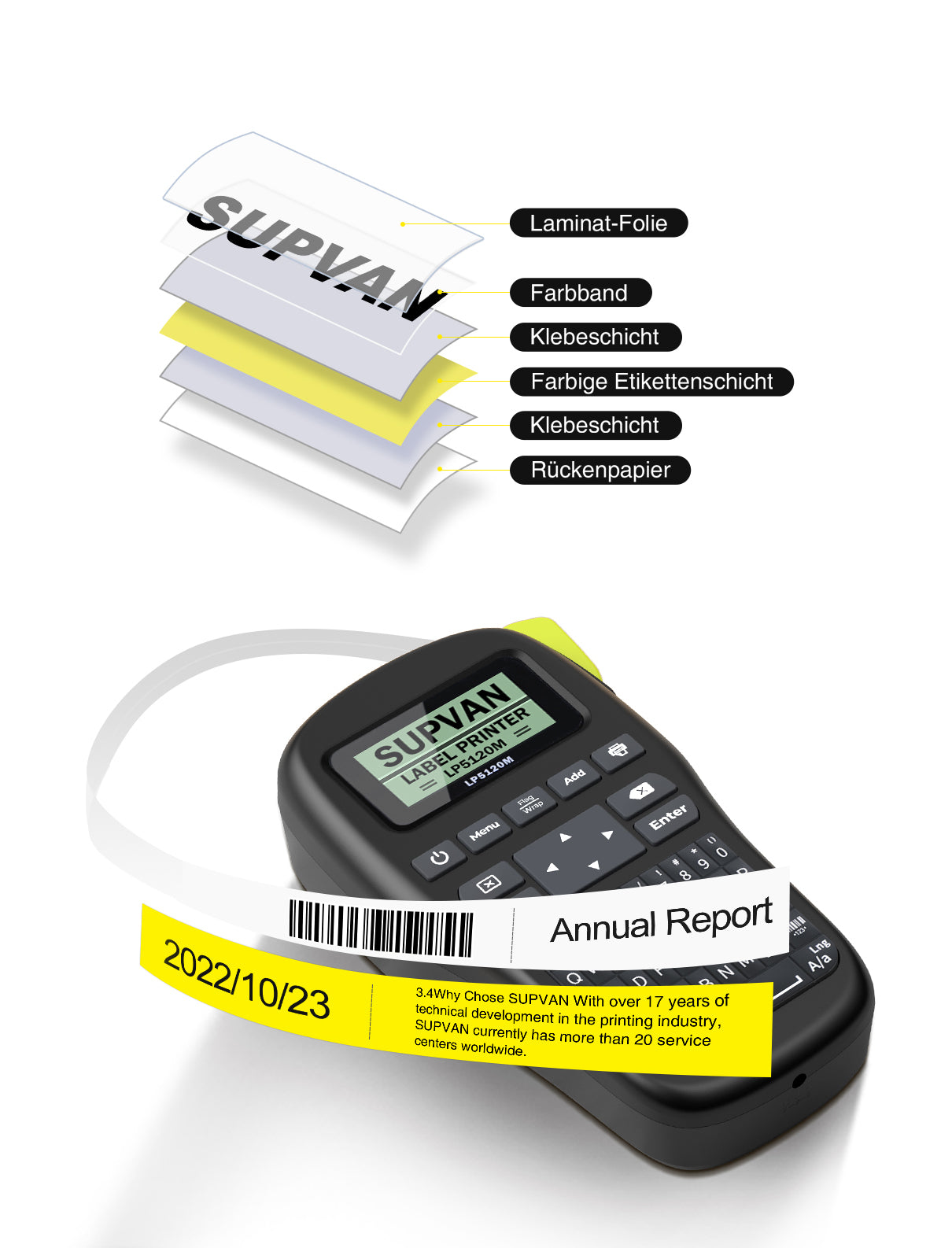 Buy LP5120M Thermal Label Printer- SUPVAN