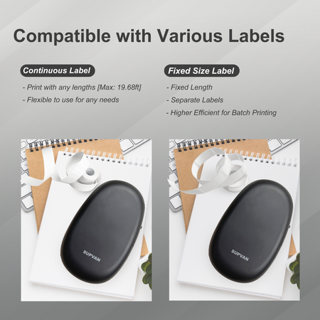 Buy SUPVAN E10 Mini Bluetooth Label Printer - SUPVAN
